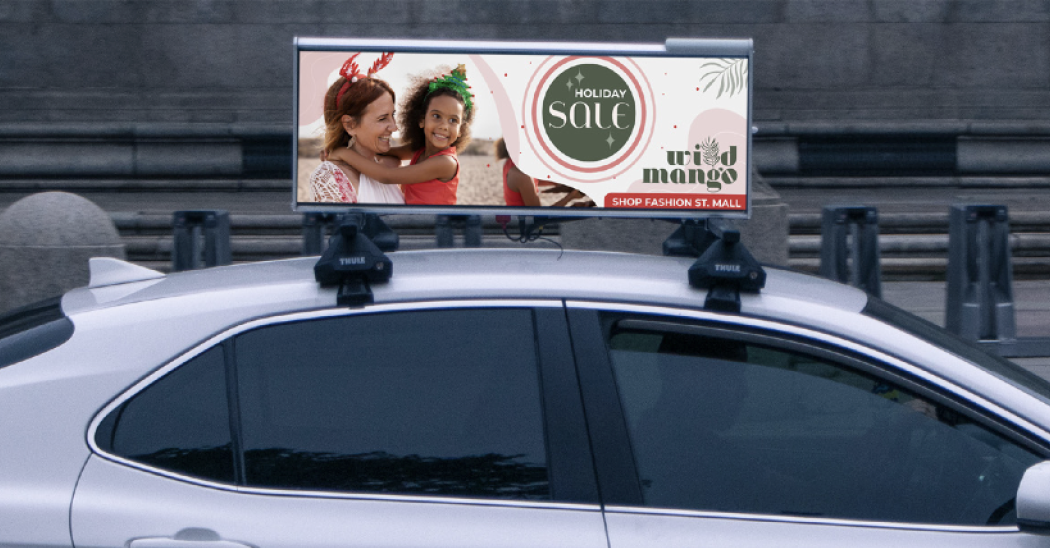 Retail holiday campaign drives in-store visits with Rideshare!